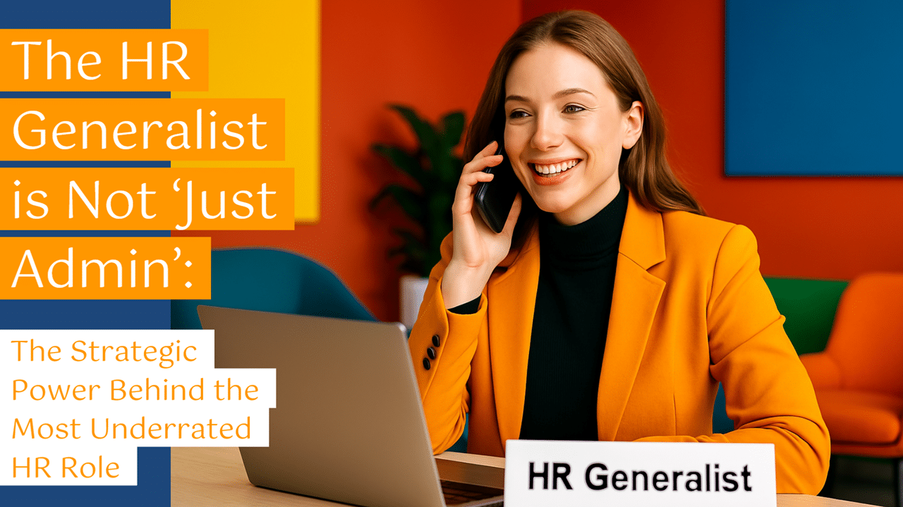 The HR Generalist is Not ‘Just Admin’: The Strategic Power Behind the ...